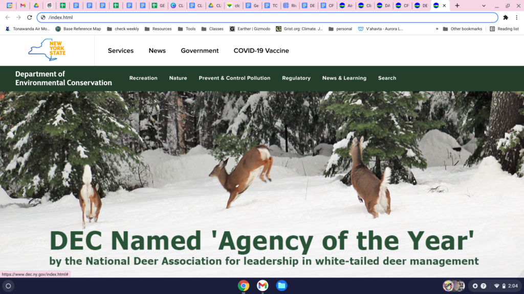 DECinfo Locator Tutorial - The Clean Air Coalition of W.N.Y.