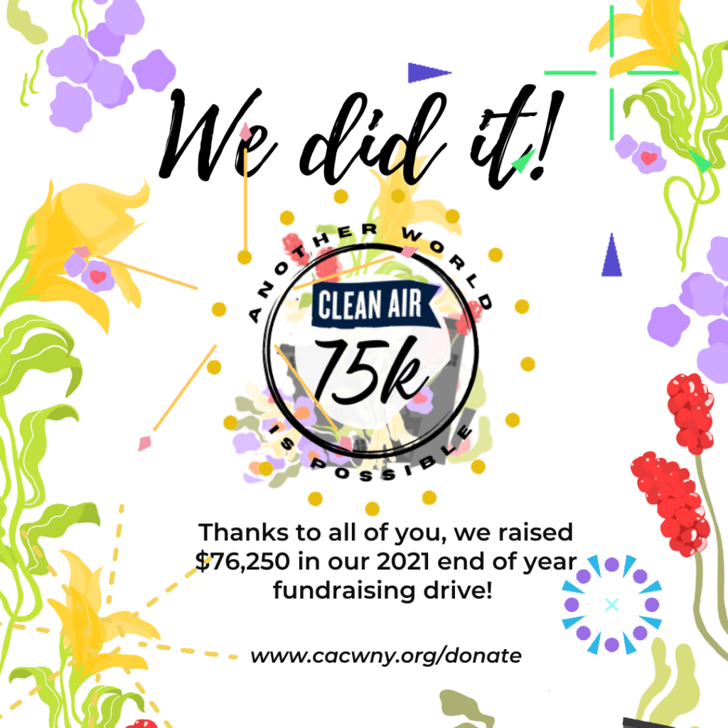 Together we Exceeded our End of Year Appeal Goal! - The Clean Air ...